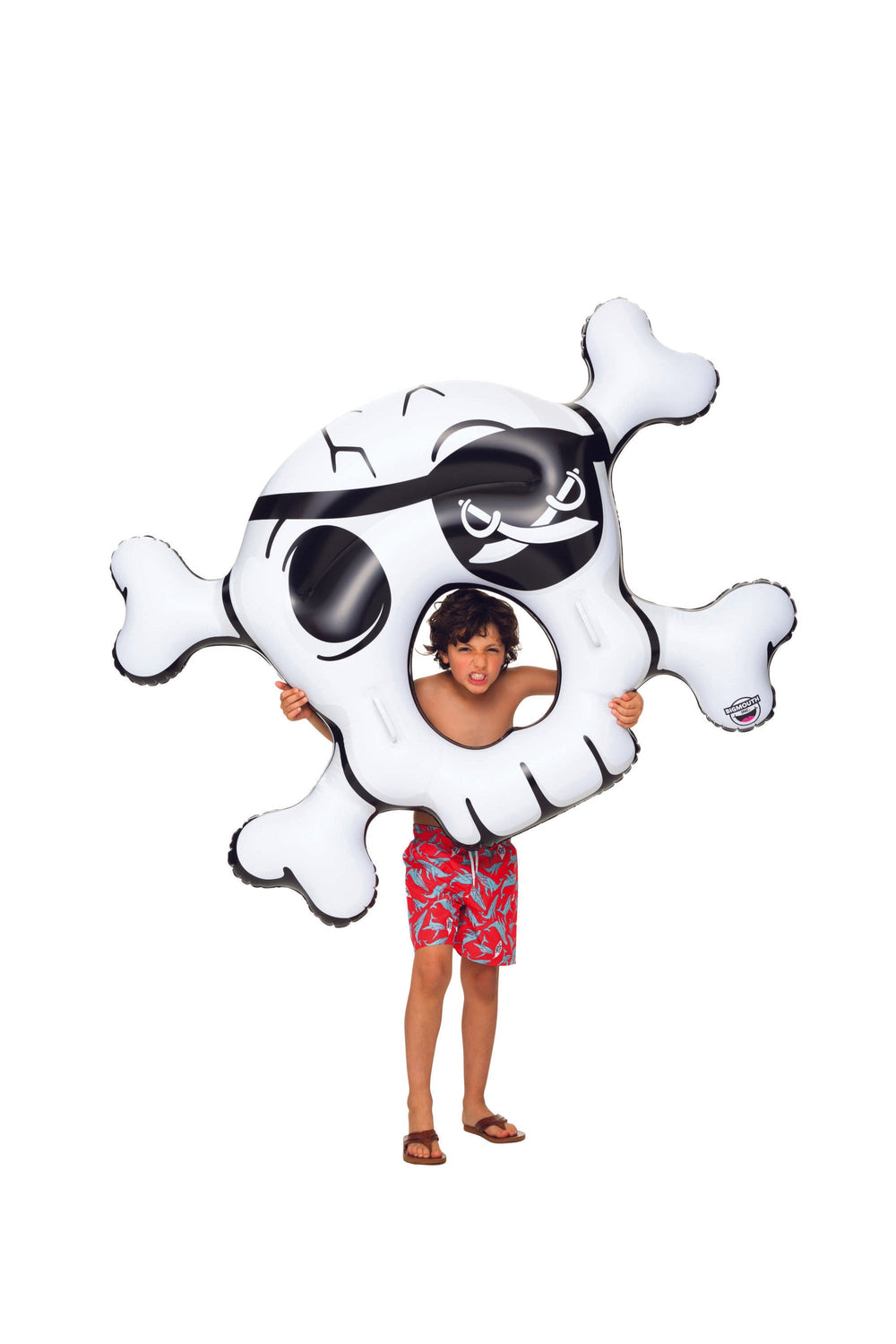 Big Mouth Pool Floats Skull And Crossbones - AMIT Retail