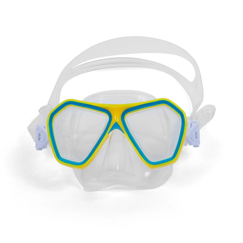 Dynamic Nord Snorkeling Set Junior Msj-20 Clear/Yellow-Blue - AMIT Retail