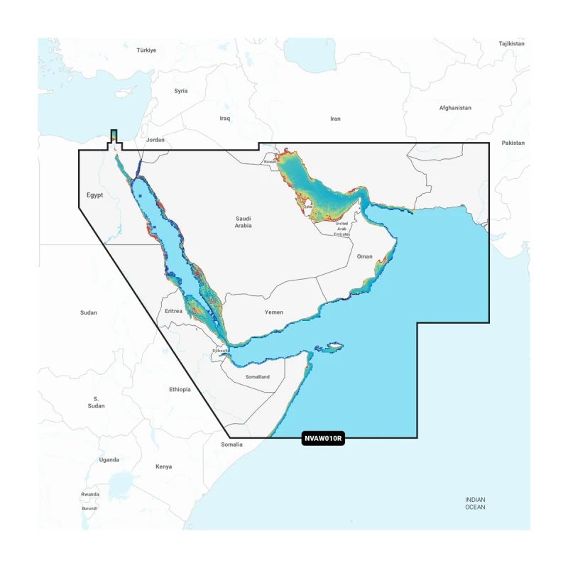 The Gulf & Red Sea – Marine Charts - AMIT Retail