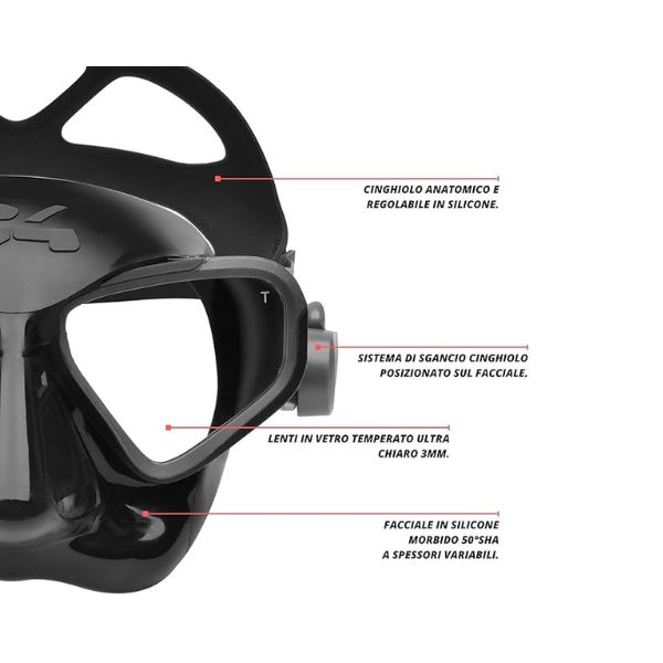 C4 CARBON FALCON BLACK MASK - PAPER BOX - AMIT Retail